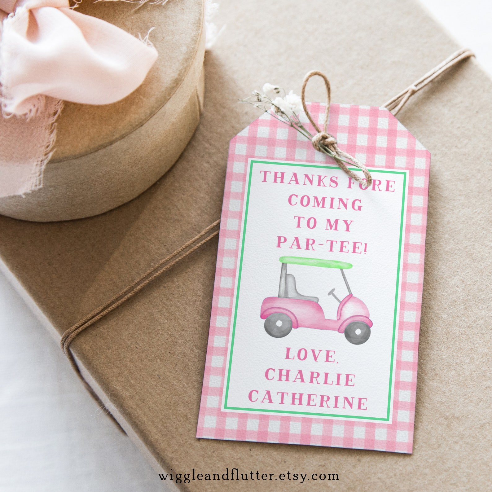 Golf Gift Tag Golf Gift Bags Golf Birthday Tags Golf Thank - Etsy