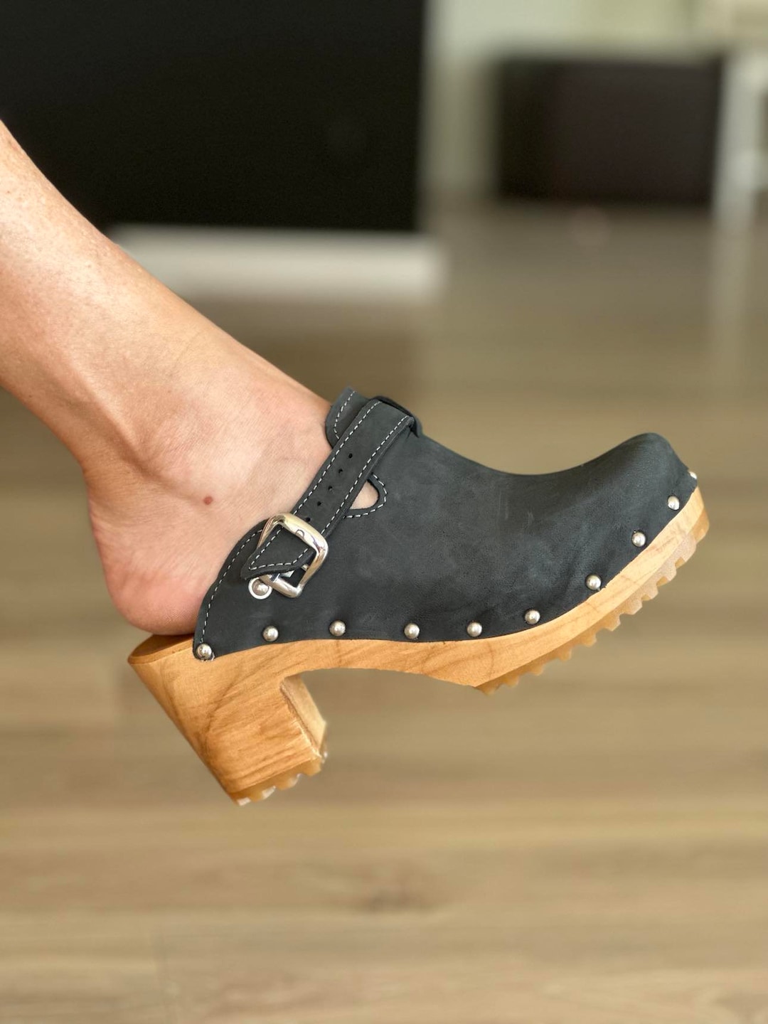 Womens Clogs, Black Clogs, Leather Clogs, Comfortable Clogs, Orthopedic ...