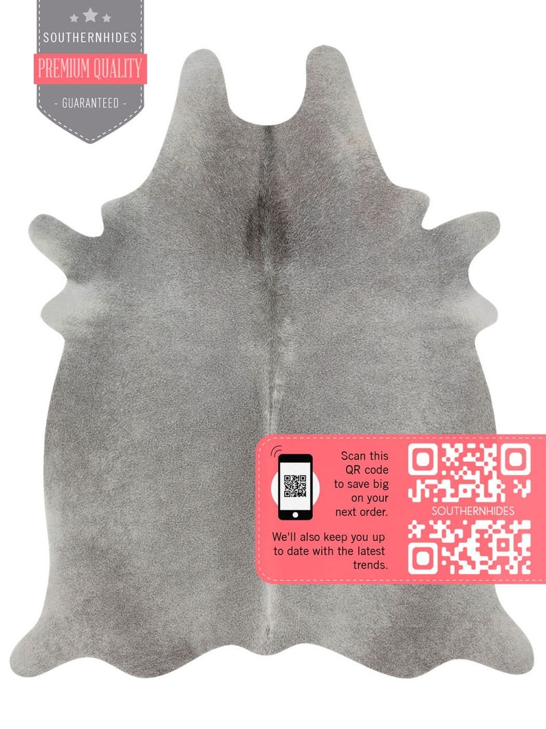 Grey Cowhide Rug • Gray Cow Hide Area Rug - Etsy