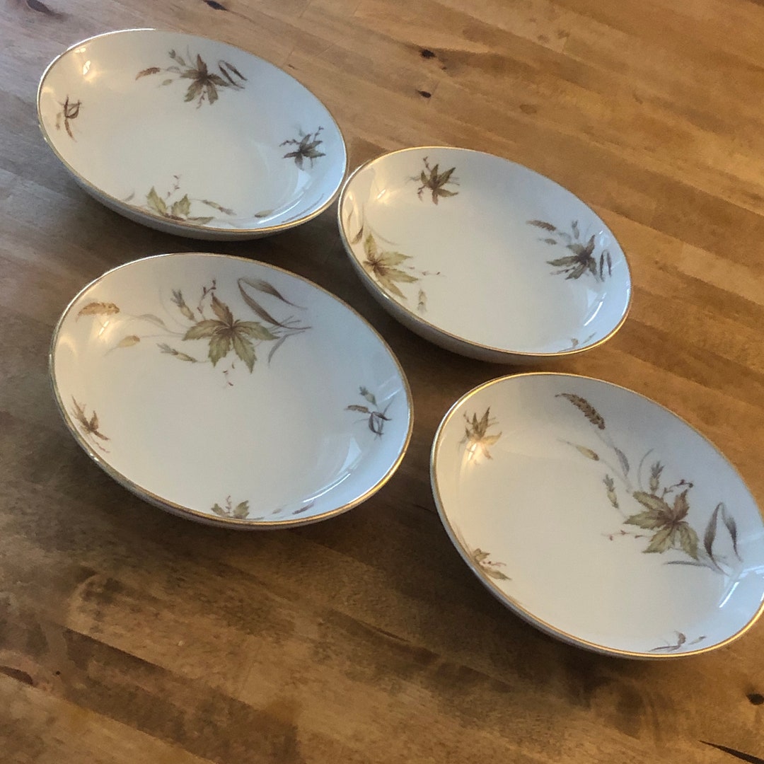 Vintage Bavaria Edelstein, German Porcelain, Aurora Pattern, Organic ...