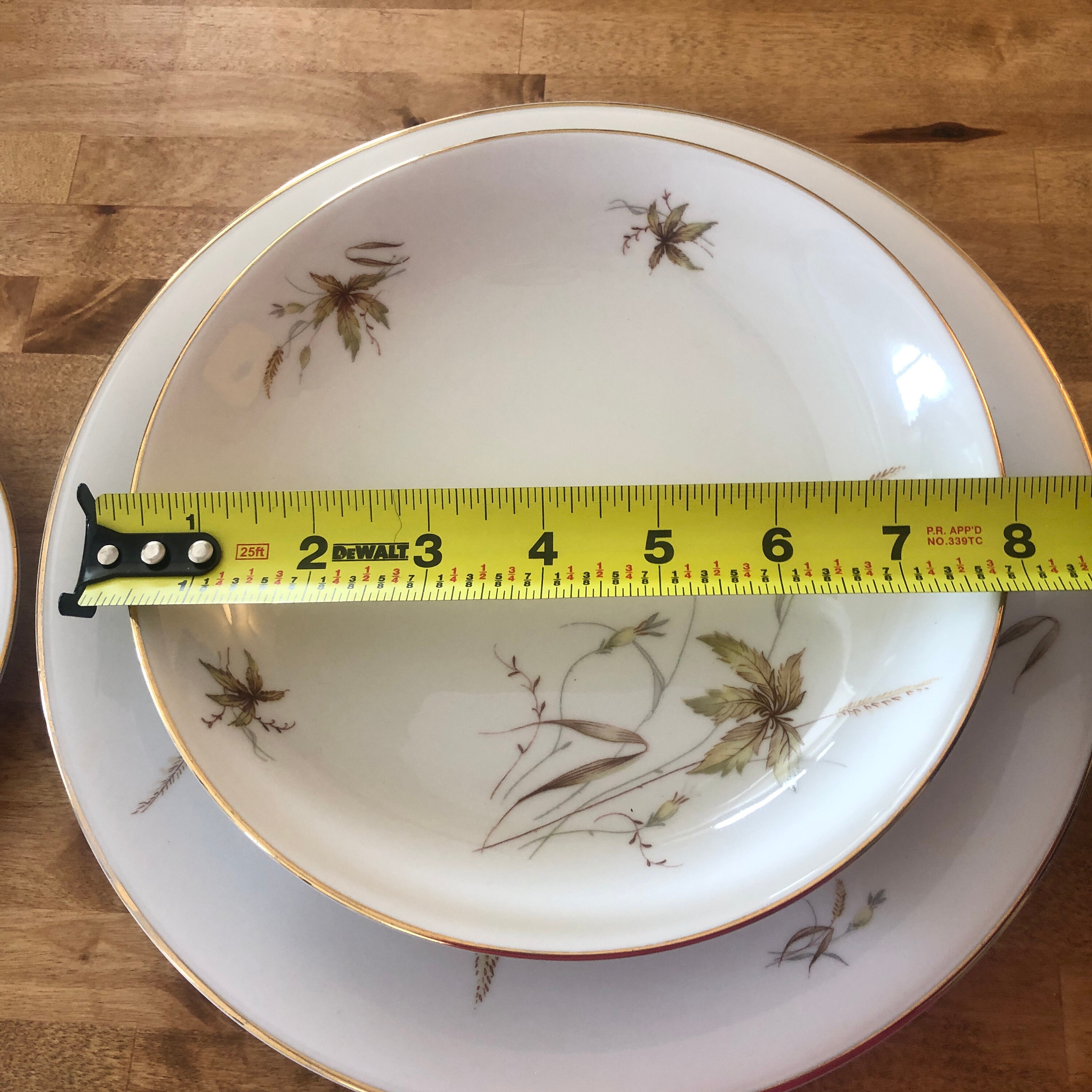 Vintage Bavaria Edelstein, German Porcelain, Aurora Pattern, Organic ...