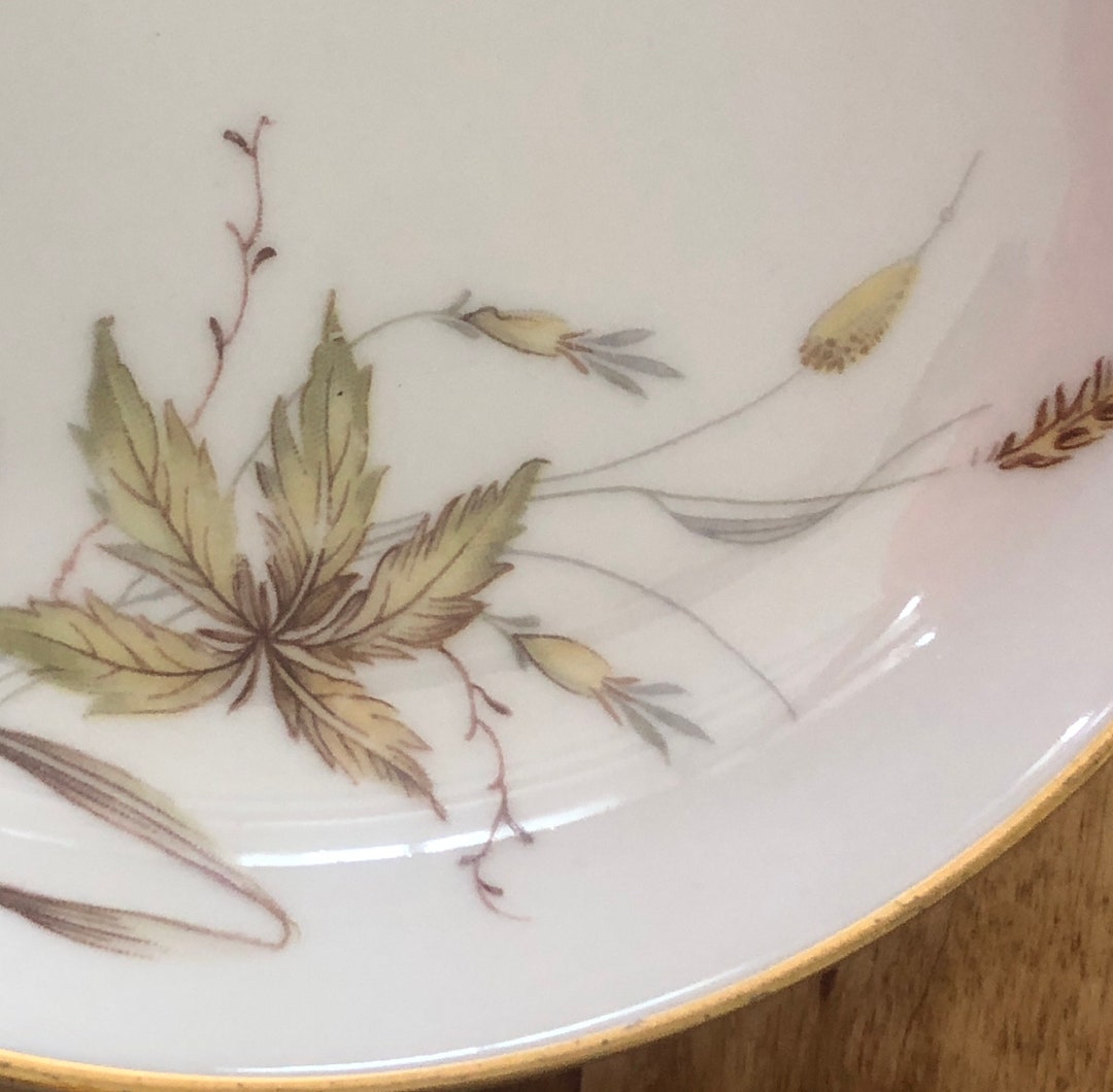 Vintage Bavaria Edelstein, German Porcelain, Aurora Pattern, Organic ...