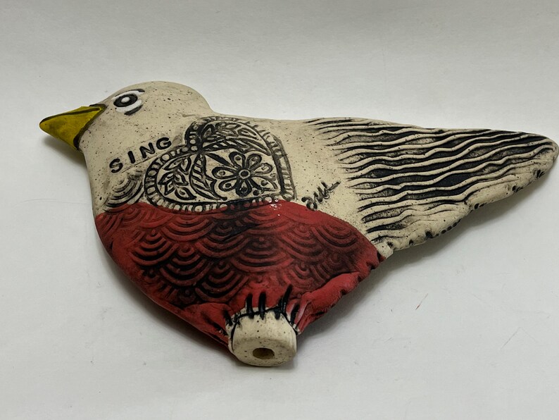 Handmade Ceramic Robin Garden Stake - Etsy