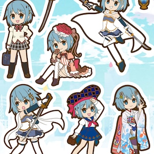 Madoka Magica & Magia Record Vinyl Sticker Sheets - for Laptop Car ...