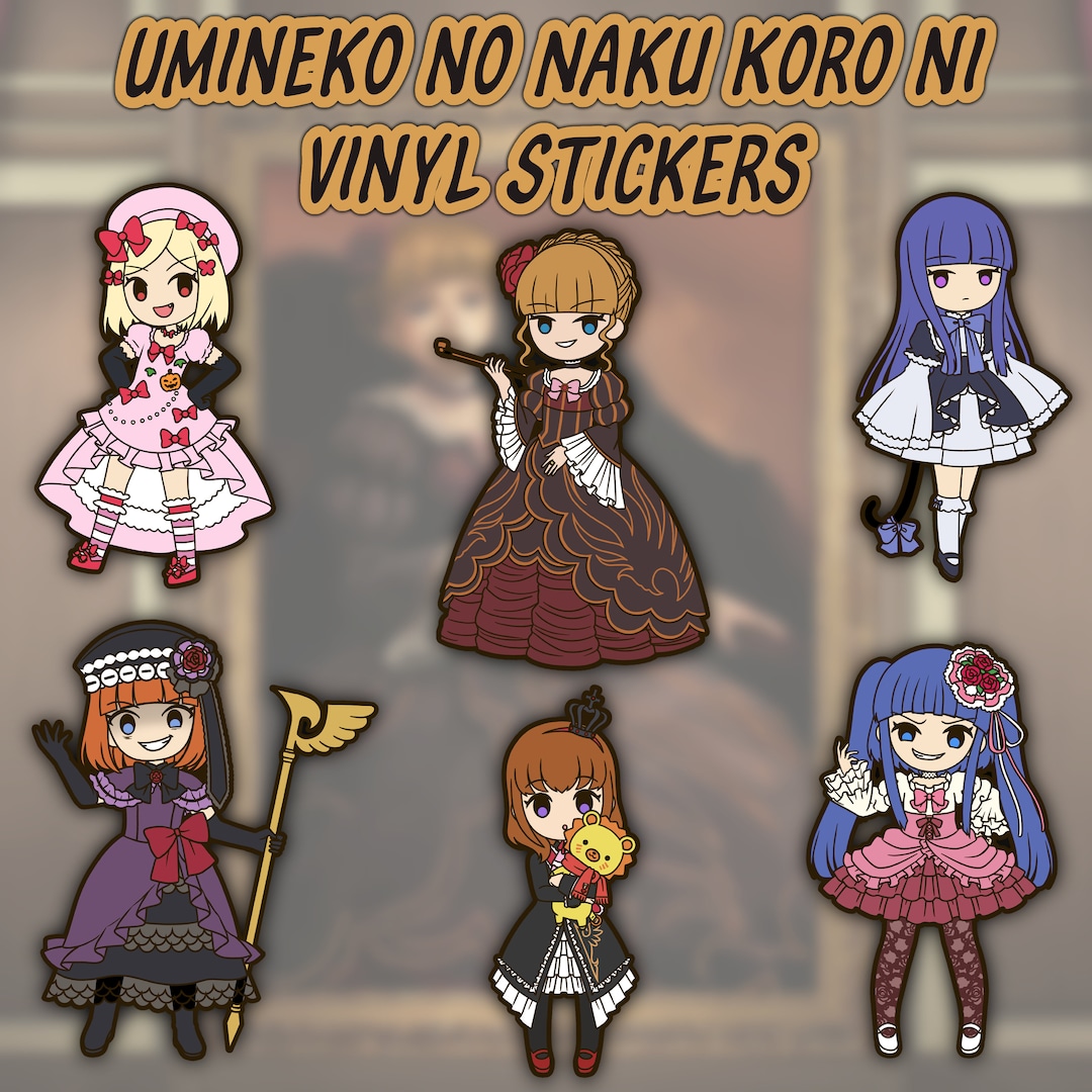 Umineko When They Cry Vinyl Sticker for Laptop Skateboard Console Water ...