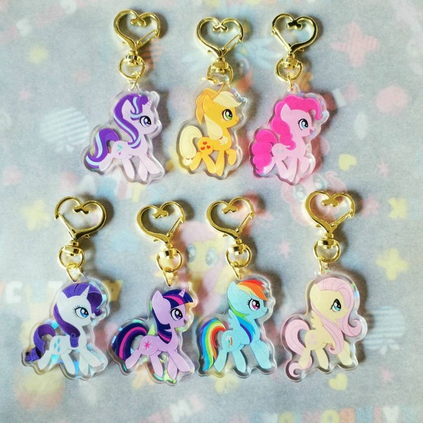 My Little Pony Keychains - Etsy