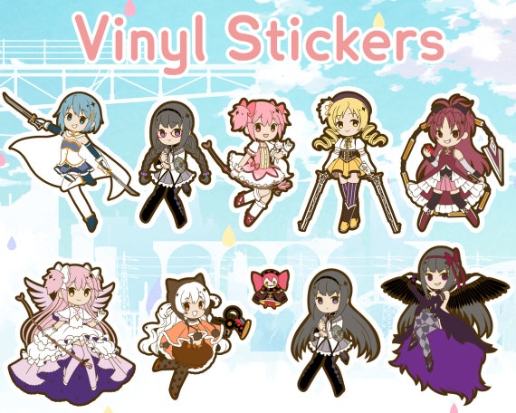 Madoka Magica & Magia Record Vinyl Stickers for Laptop Car - Etsy