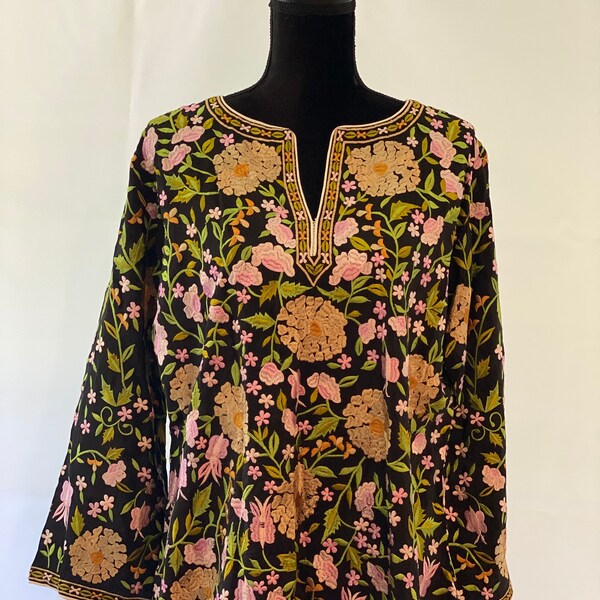 Embroidered Tunic - Etsy