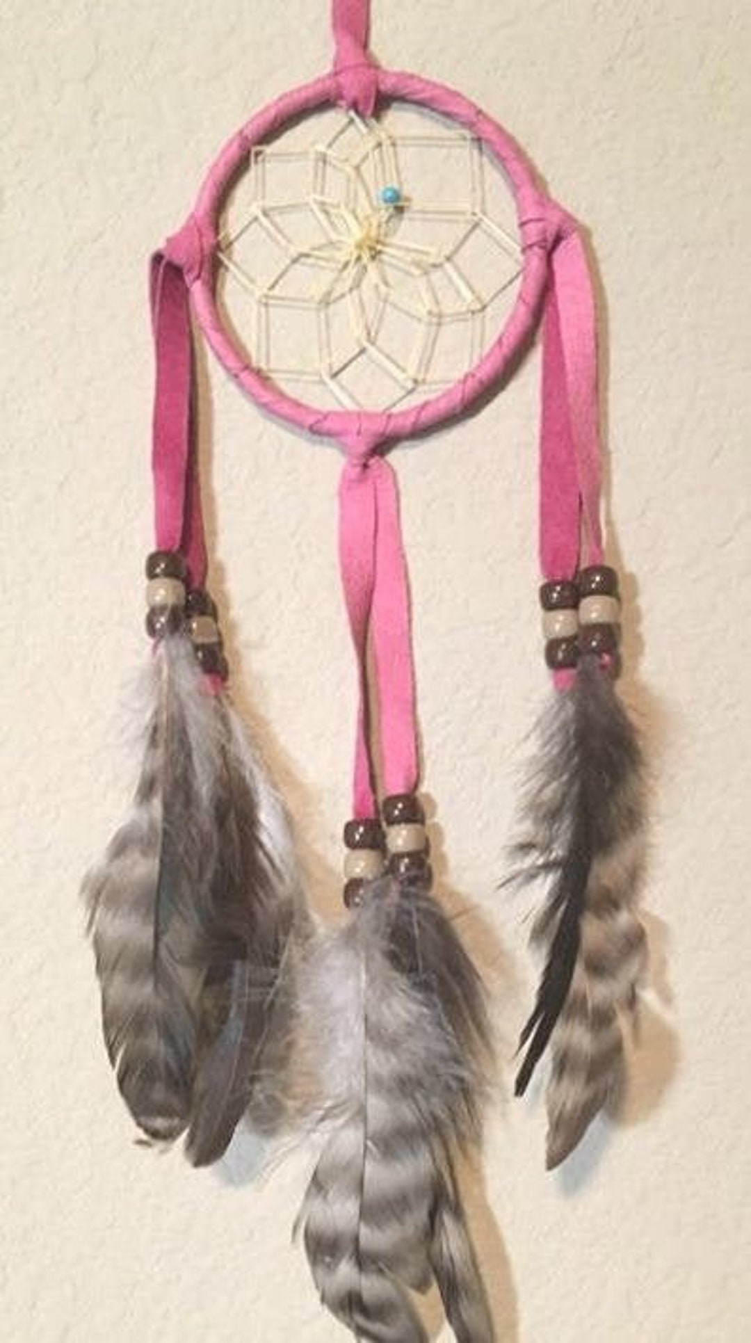 Pink Dream Catcher, 3 Inch Pink Dream Catchers, Dream Catchers Made in ...