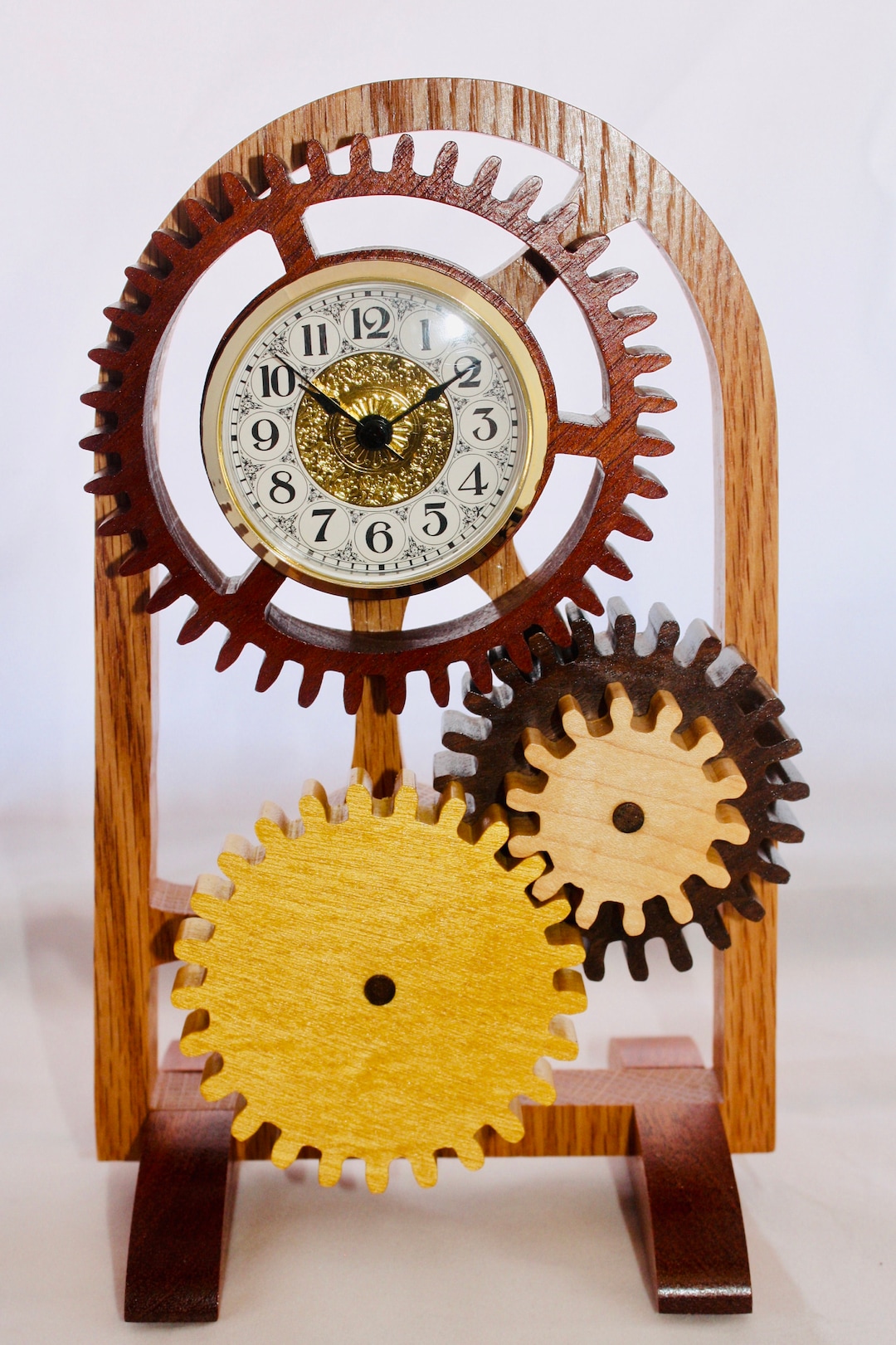 Wood Gear Clock - Etsy