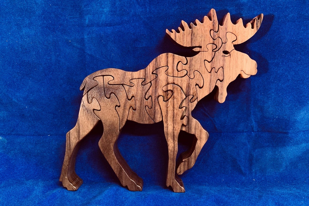 Moose Puzzle - Etsy