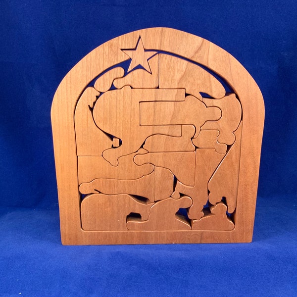 Nativity Puzzle - Etsy