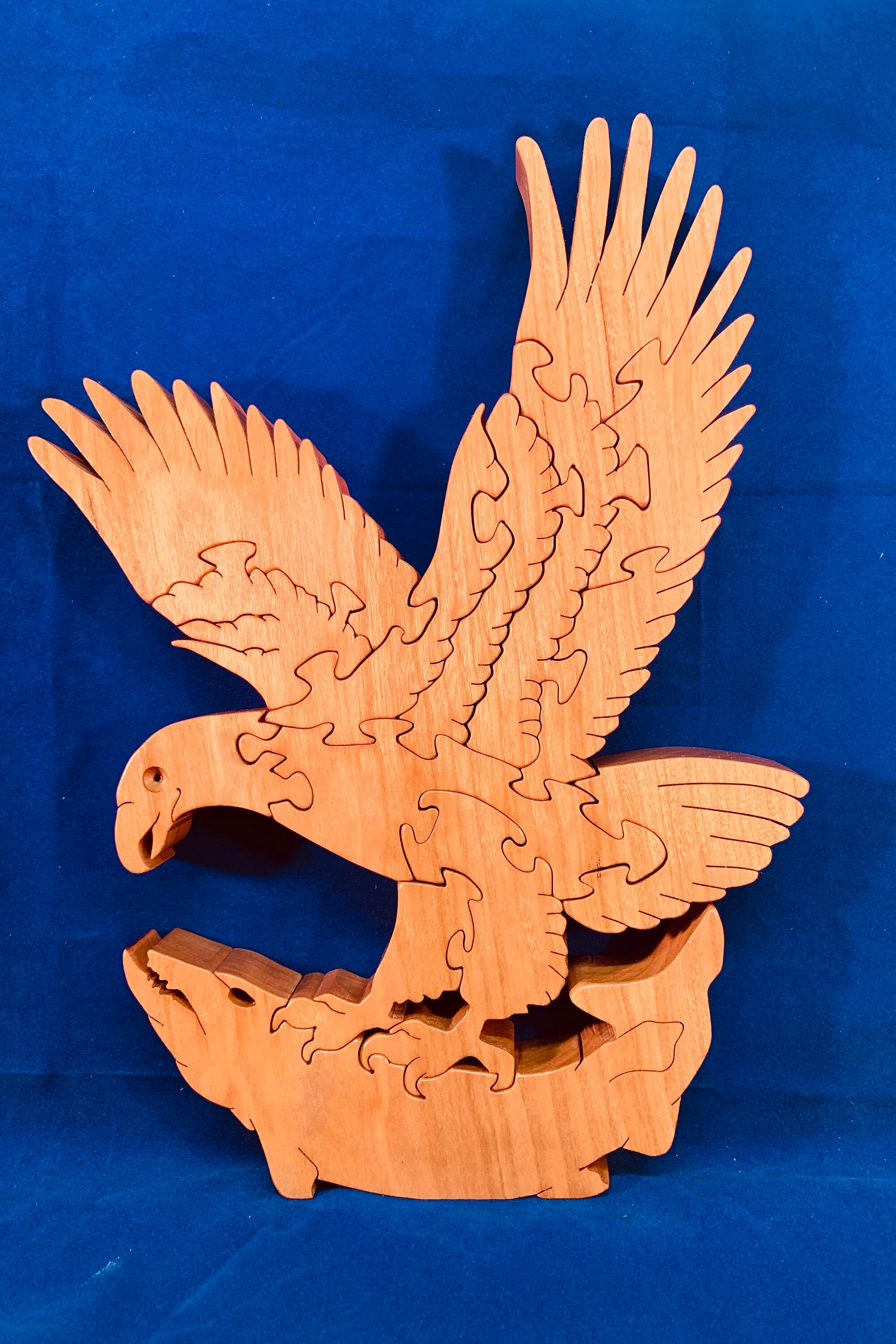 Fishing Eagle Puzzle - Etsy