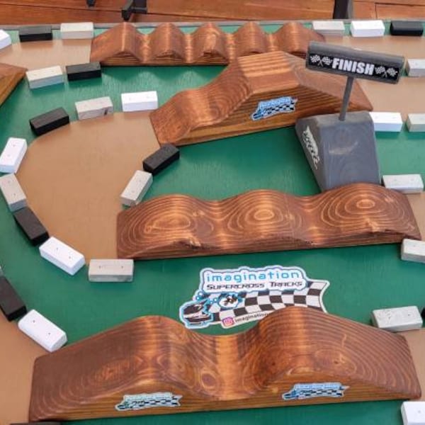 Motocross Track Toy - Etsy