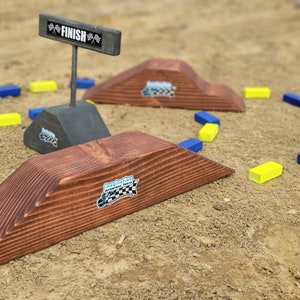 Small Supercross Track, Motocross Track, Wooden Toys, Birthday Present ...
