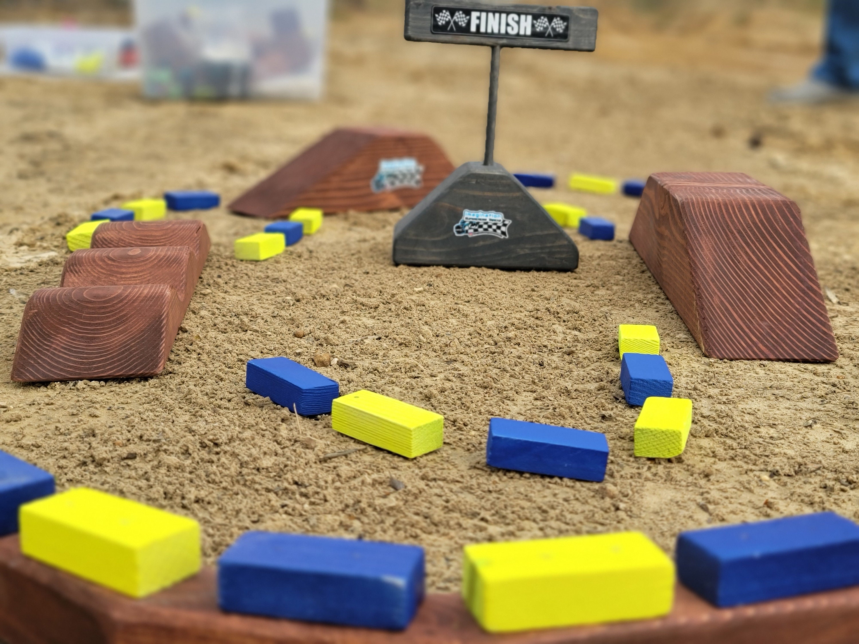 Handmade Wooden Supercross Track, Toy Dirtbike Ramp Set - Etsy