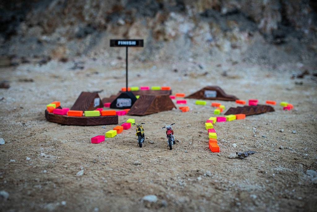 Handmade Wooden Motocross Track Set, Toy Dirt Bike Ramp - Etsy