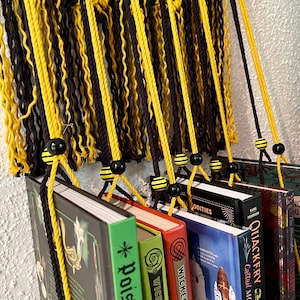 Bee Book Hanger / Knotandtyet Bookshelf / Hanging Bookshelf / Home ...