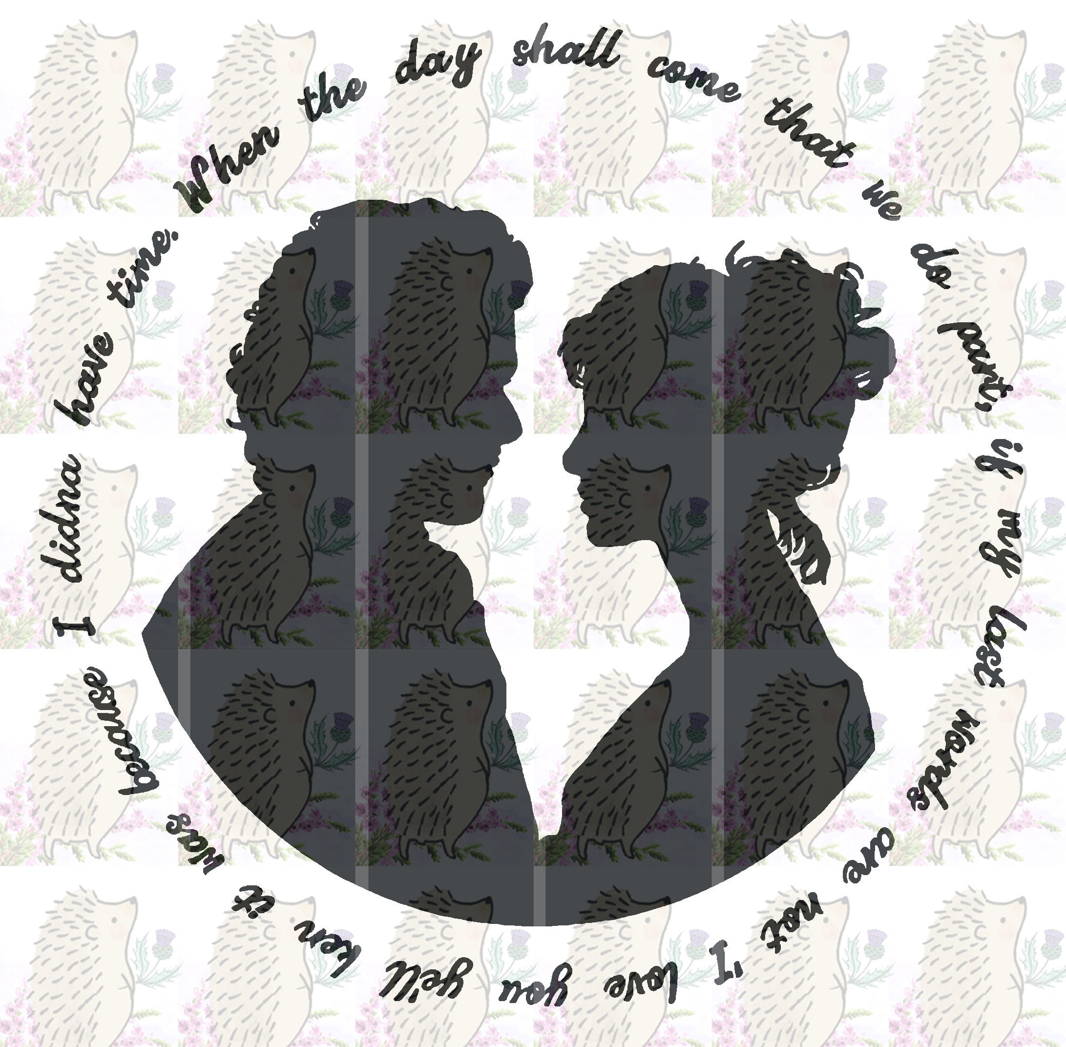 Outlander Jamie & Claire for When the Day Shall Come SVG Png Pdf Jpg ...