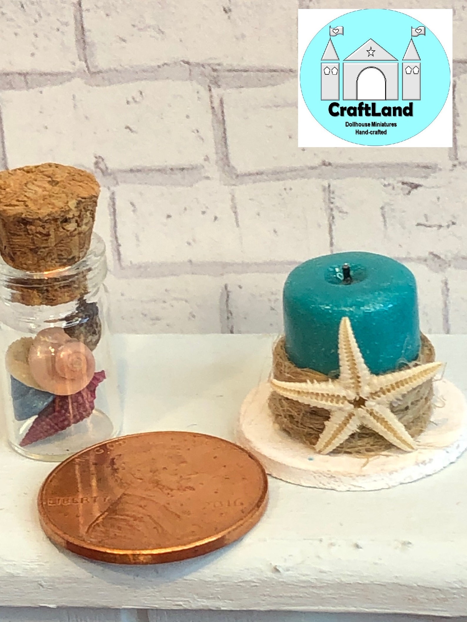 Miniature Dollhouse Candles Beach Scale 1:12 | Etsy