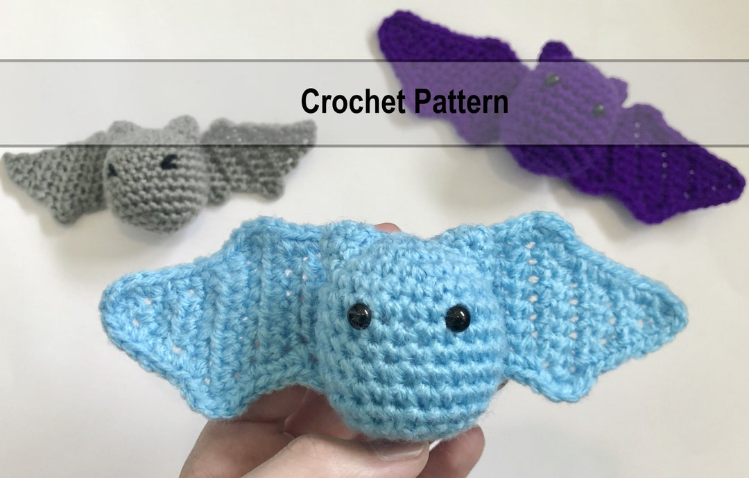 Little Bat Crochet Pattern Instant Download | Bat Amigurumi Crochet ...
