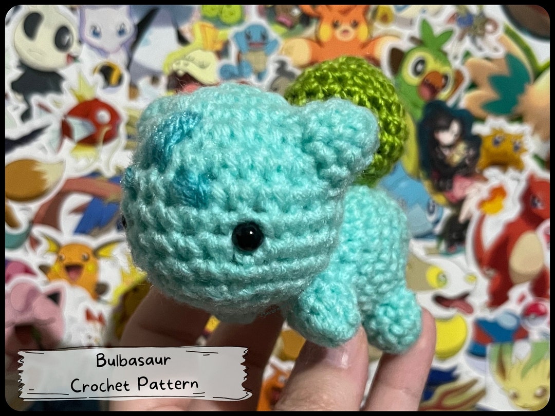 Bulbasaur Crochet Pattern Instant Download | Amigurumi Pokemon Crochet ...