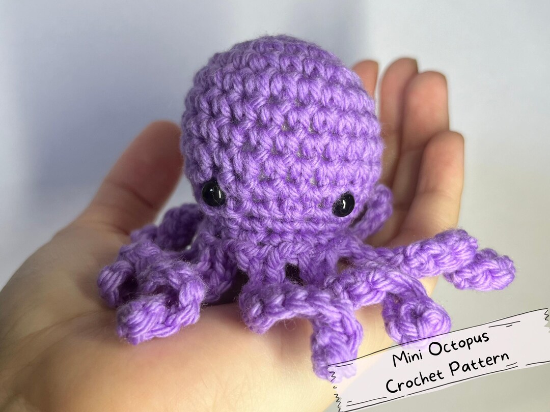 NO SEWING Mini Octopus Crochet Pattern | Beginner Friendly Octopus ...