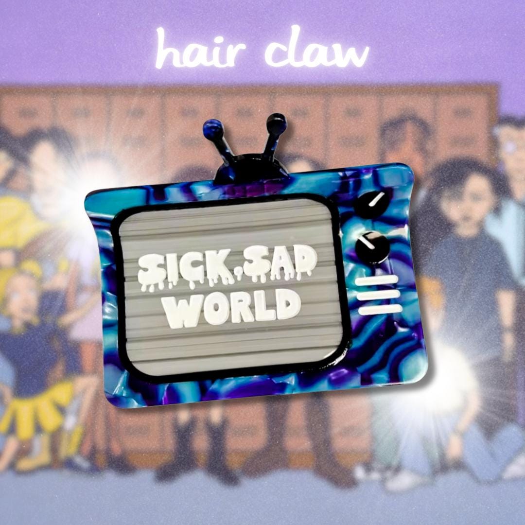 Sick Sad World Hair Claw, Daria Fan Art Inspired Hair Claw, Shop ...
