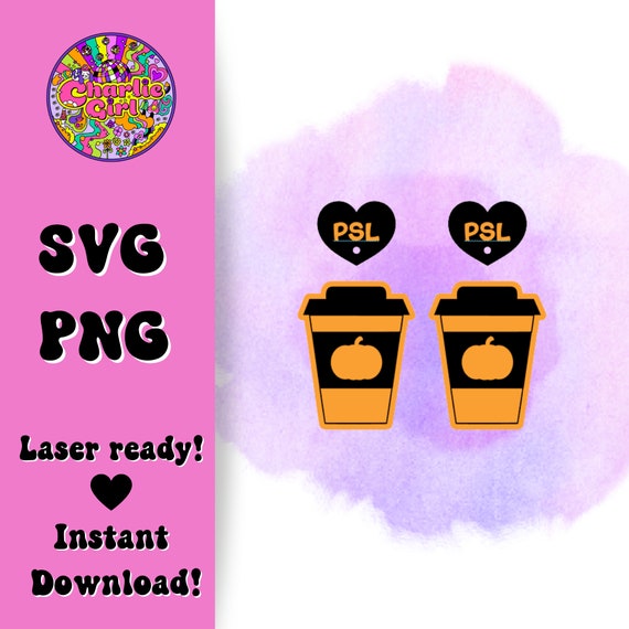 PSL Earrings SVG Halloween Earring SVG File Laser Cut - Etsy