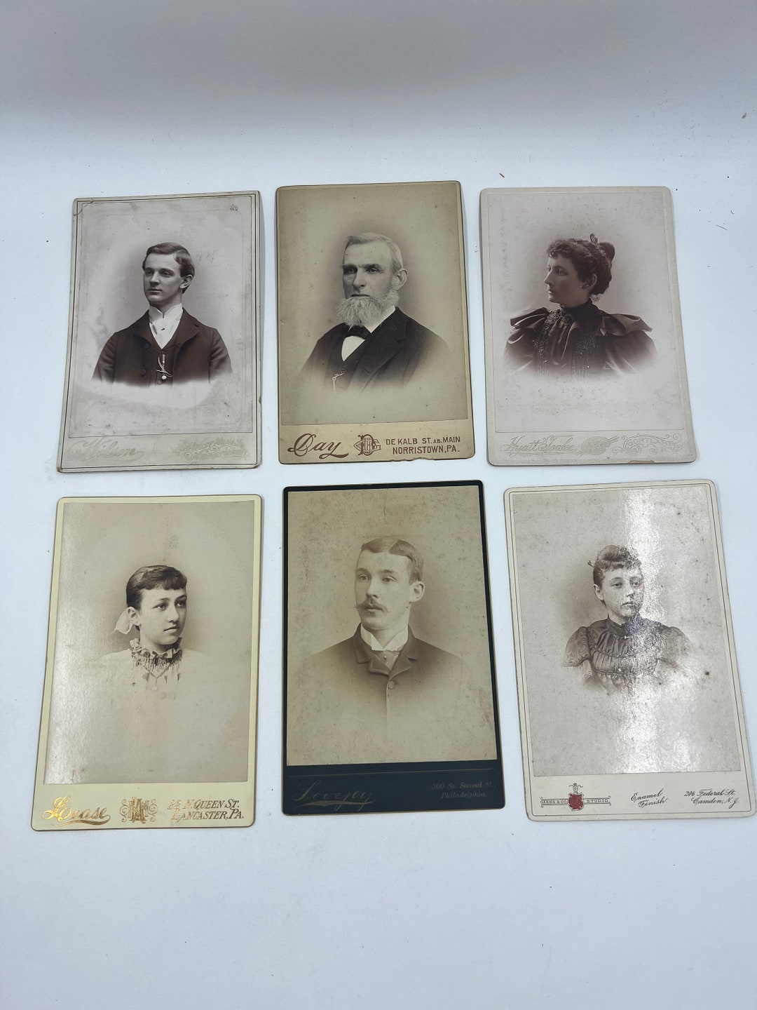 6 Victorian Era Cabinet Cards Instant Family - Etsy