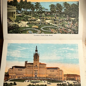 Circa 1920s Antique Postcard Folder 18 Cards Miami Florida - Etsy