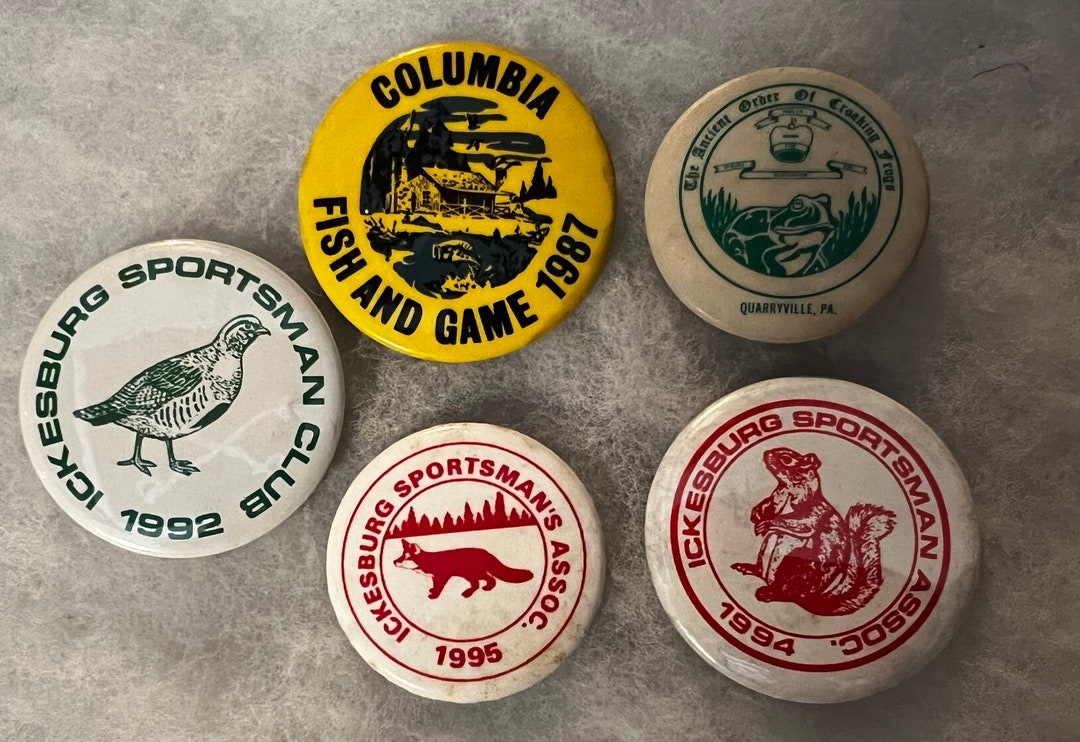 5 Pennsylvania Hunting Club Pins From the 80s and 90s - Etsy