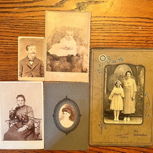 Produced in 1890s Victorian Era Cabinet Card & Photos Instant Family ...