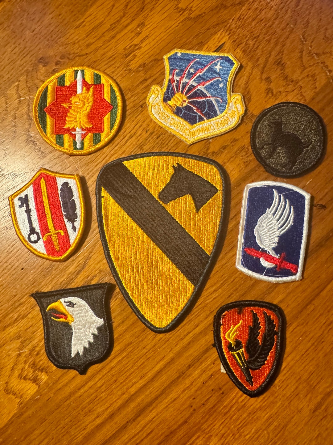 Vintage US Military Patches Lot of 8 1st Calvery, Army, Airborne - Etsy