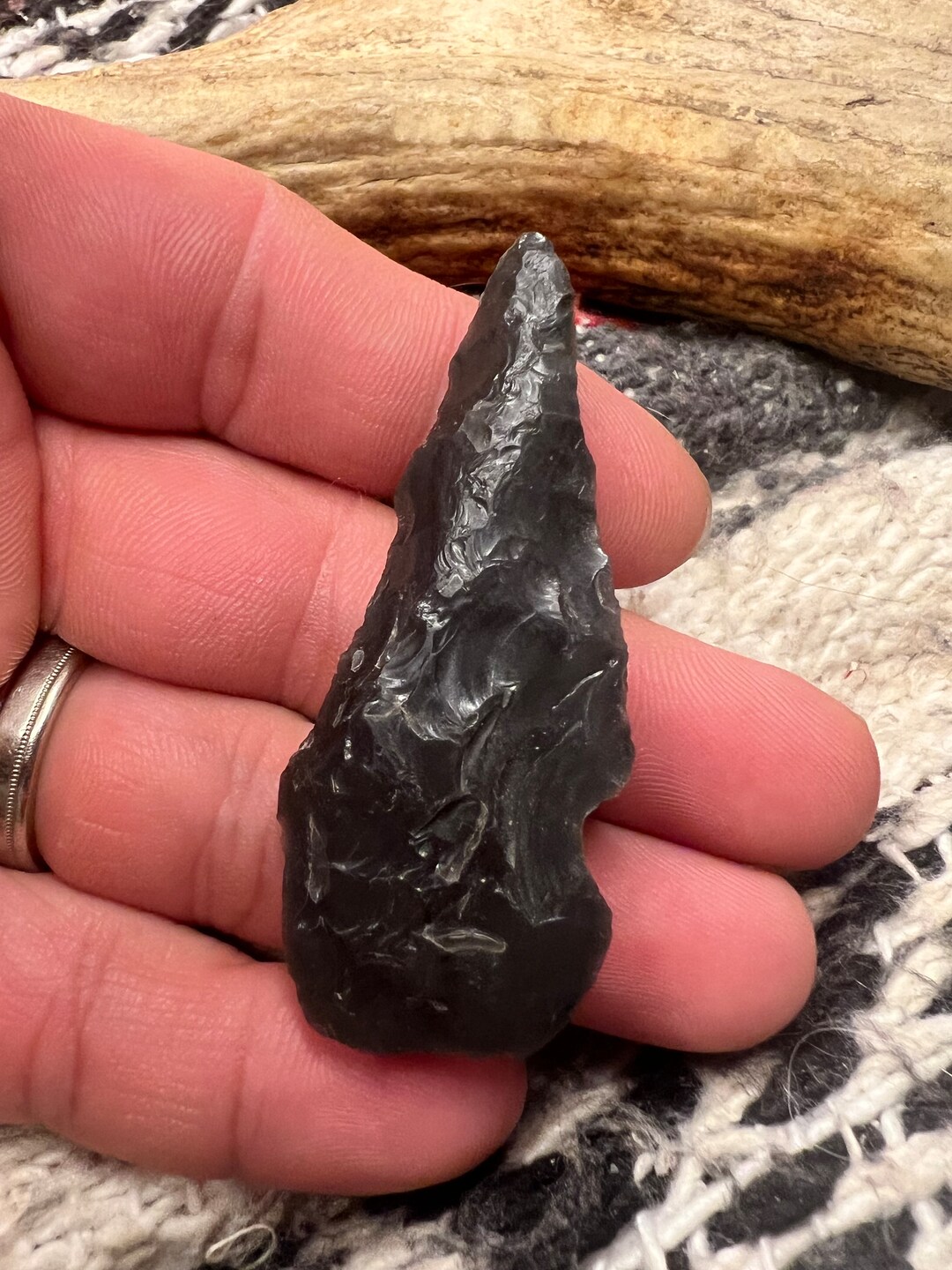 Archaic Period Blade Anciently Reworked Again A Drill Found in Smyth ...