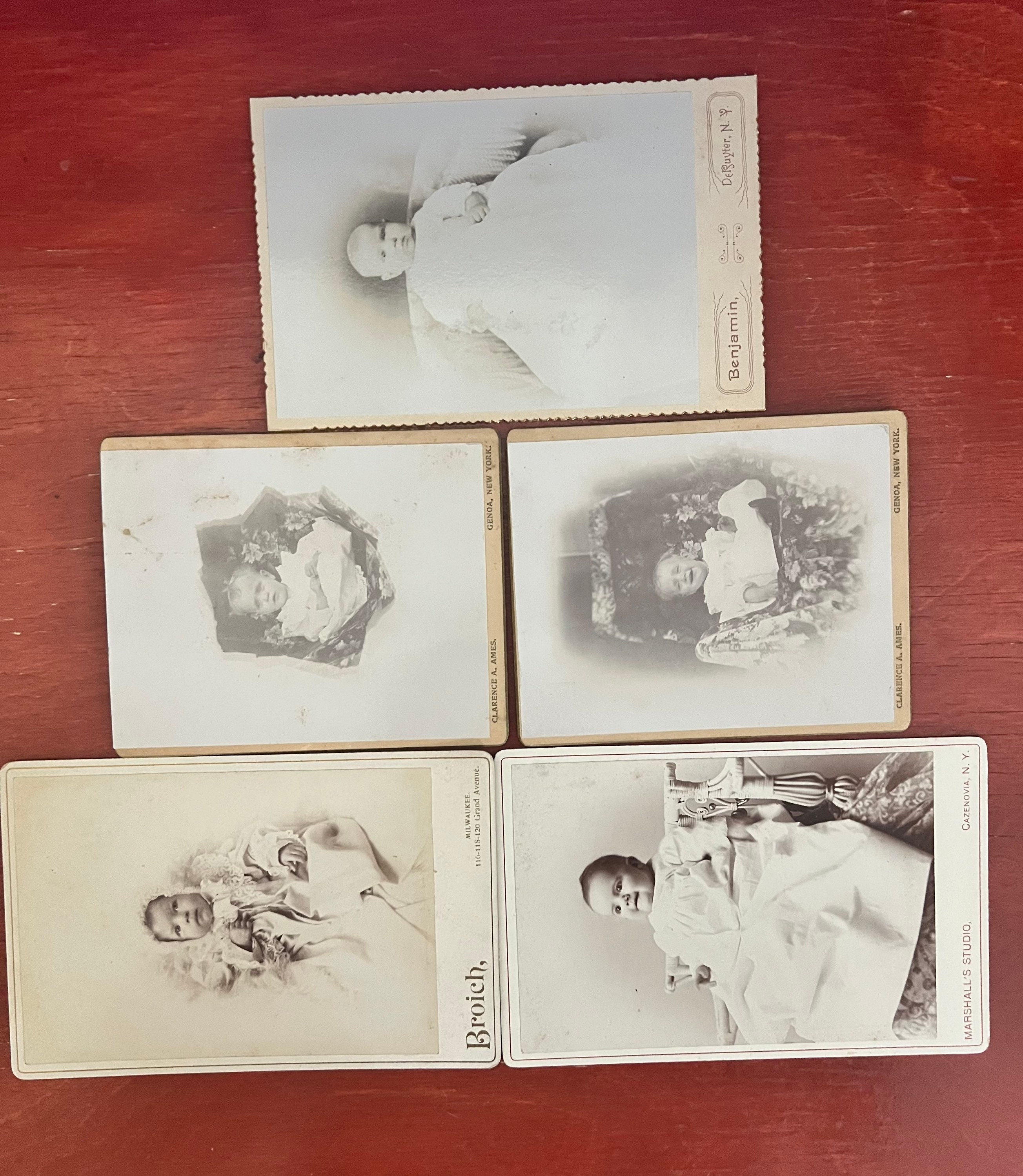 Victorian Era Baby Portraits Lot of 5 Instant Family. - Etsy