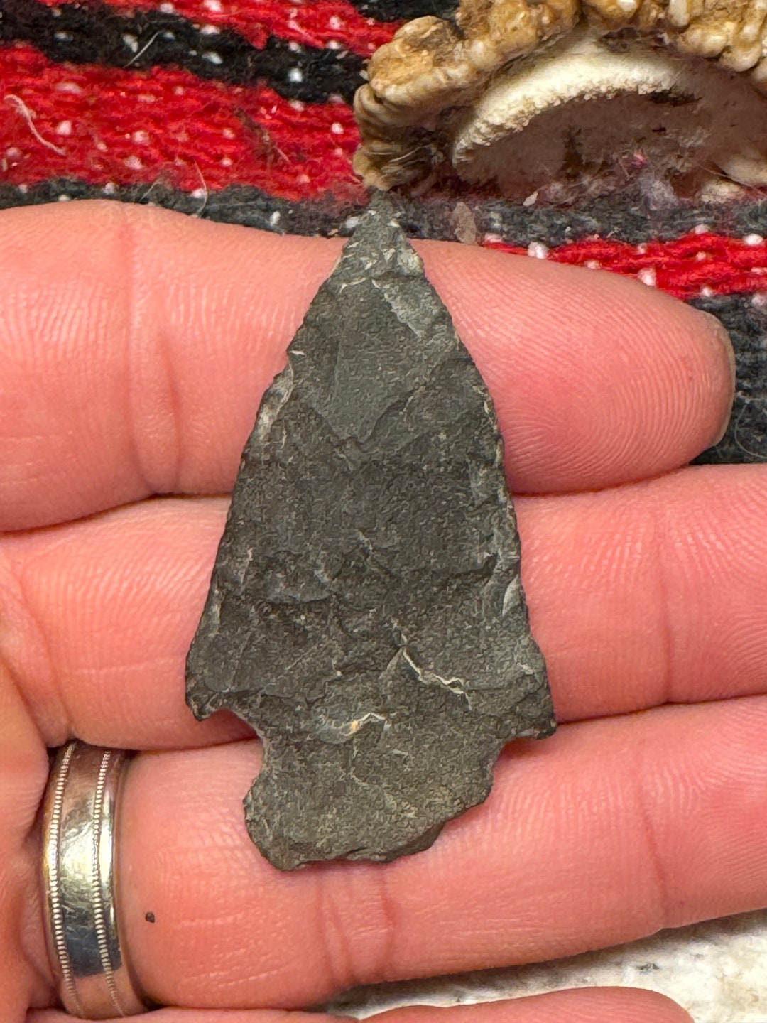 Archaic Period Kirk Corner Notch Arrowhead From Augusta County Virginia ...