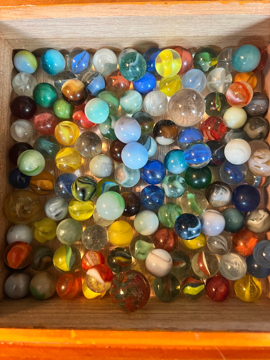 Instant Marble Collection 40 Unique Colorful Glass Marbles - Etsy