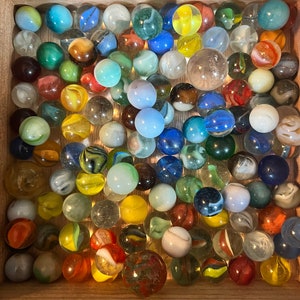 Instant Marble Collection 40 Unique Colorful Glass Marbles - Etsy