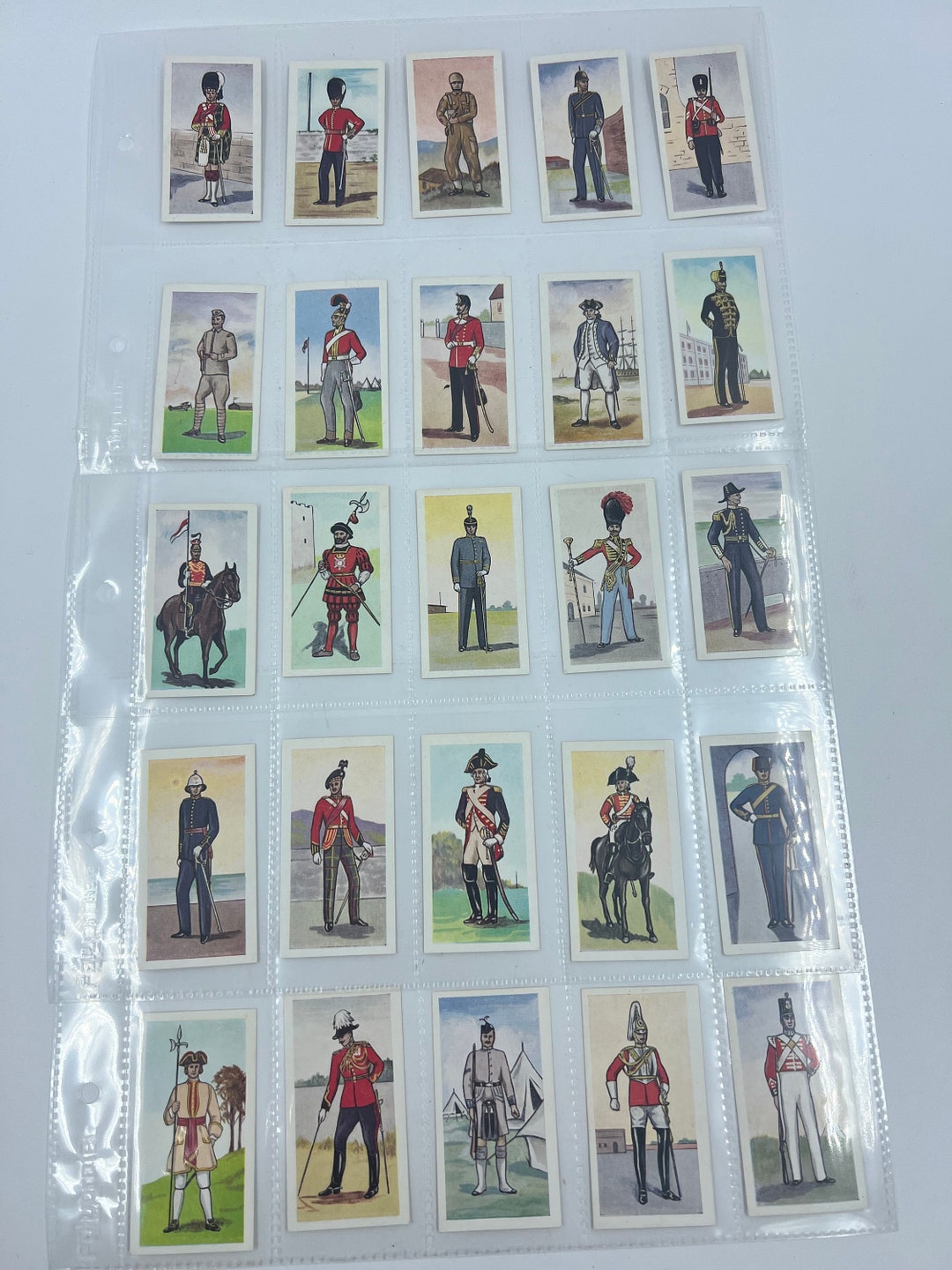 Full Set of British Uniform Cards From 1954 Produced by Morning Foods ...