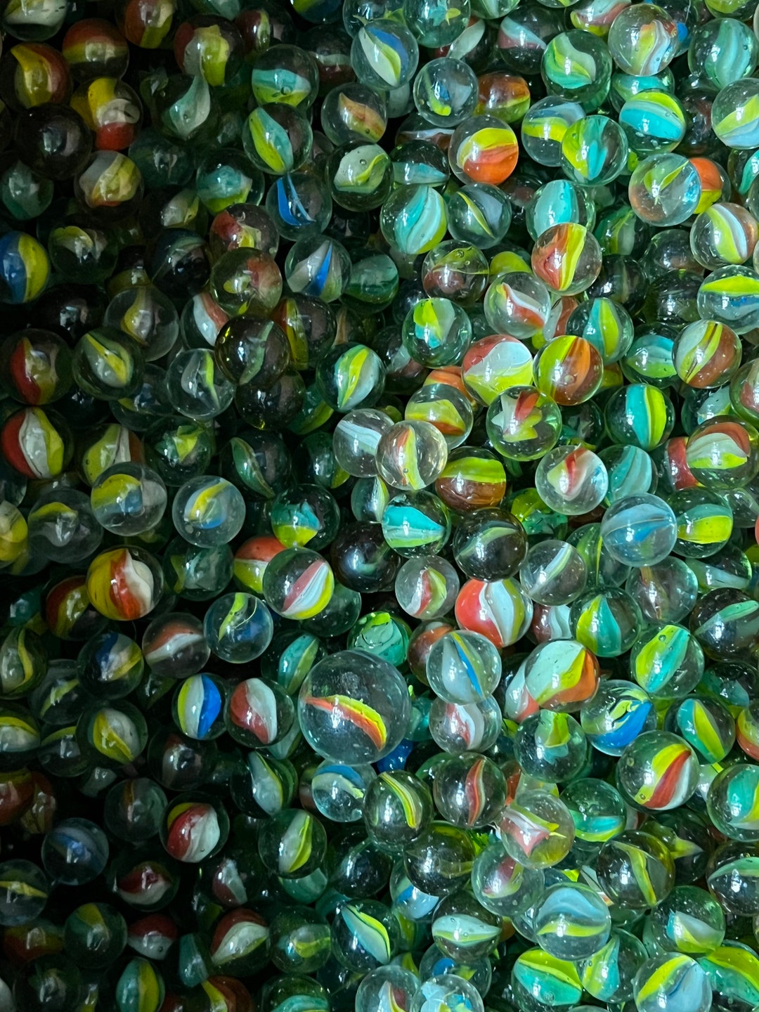 Vintage Colorful Cats Eye Marbles Sold in Groups of 30 Marbles. - Etsy