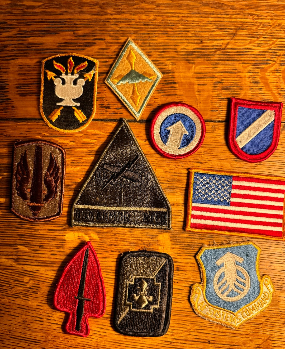 Vintage United States Military Patches Assorted Group of 10 Unique ...