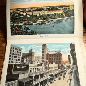 Circa 1920s Antique Postcard Folder 18 Cards Miami Florida - Etsy