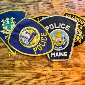 Vintage Police Department Patches Lot of 5 Unique Patches - Etsy