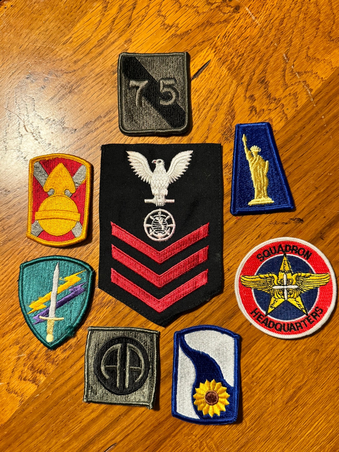Lot of 8 Unique Vintage United States Military Patches. Air Force, Army ...
