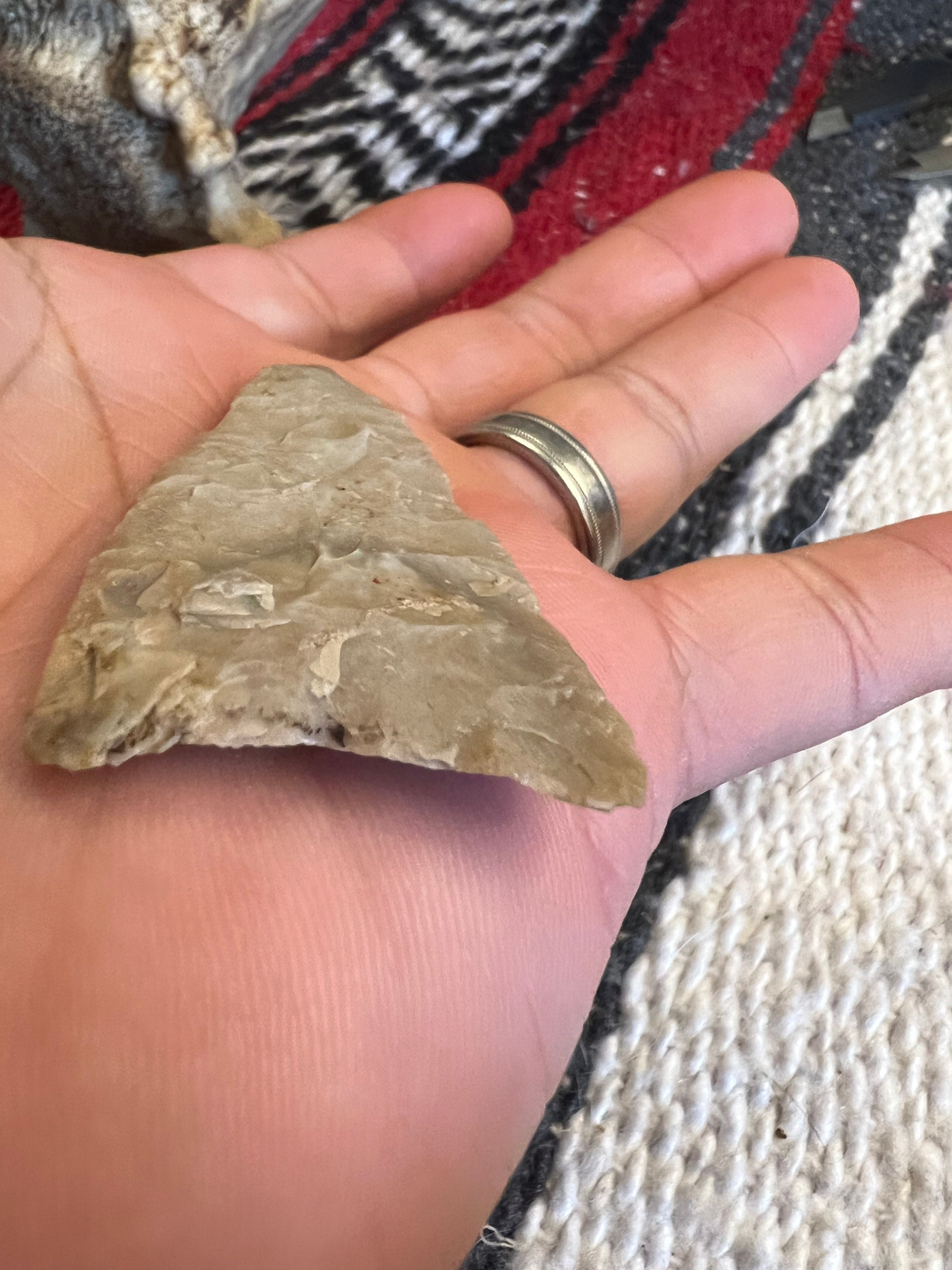 A Nice Large Triangular Arrowhead From Texas - Etsy