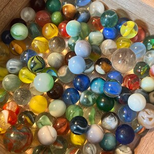 Instant Marble Collection 40 Unique Colorful Glass Marbles - Etsy