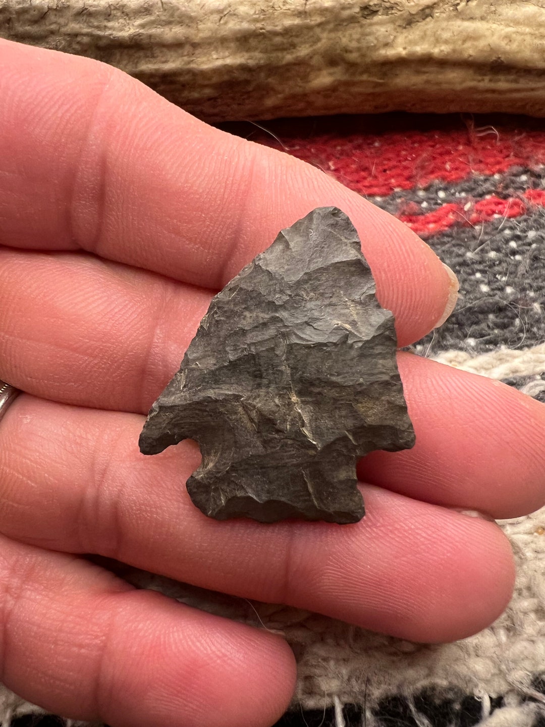 Kirk Corner Notch Arrowhead Archaic Period Rockingham County Virginia ...