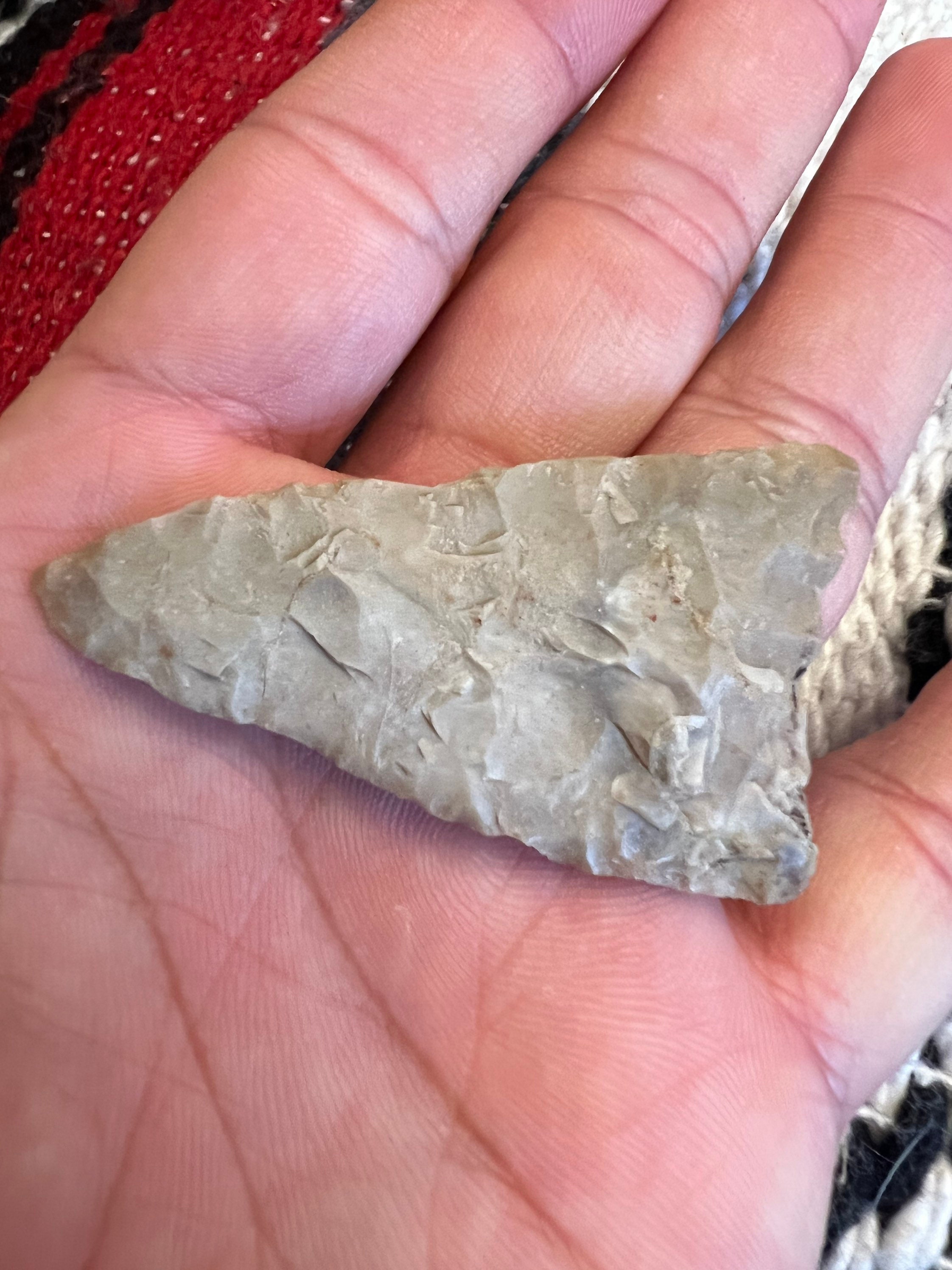 A Nice Large Triangular Arrowhead From Texas - Etsy