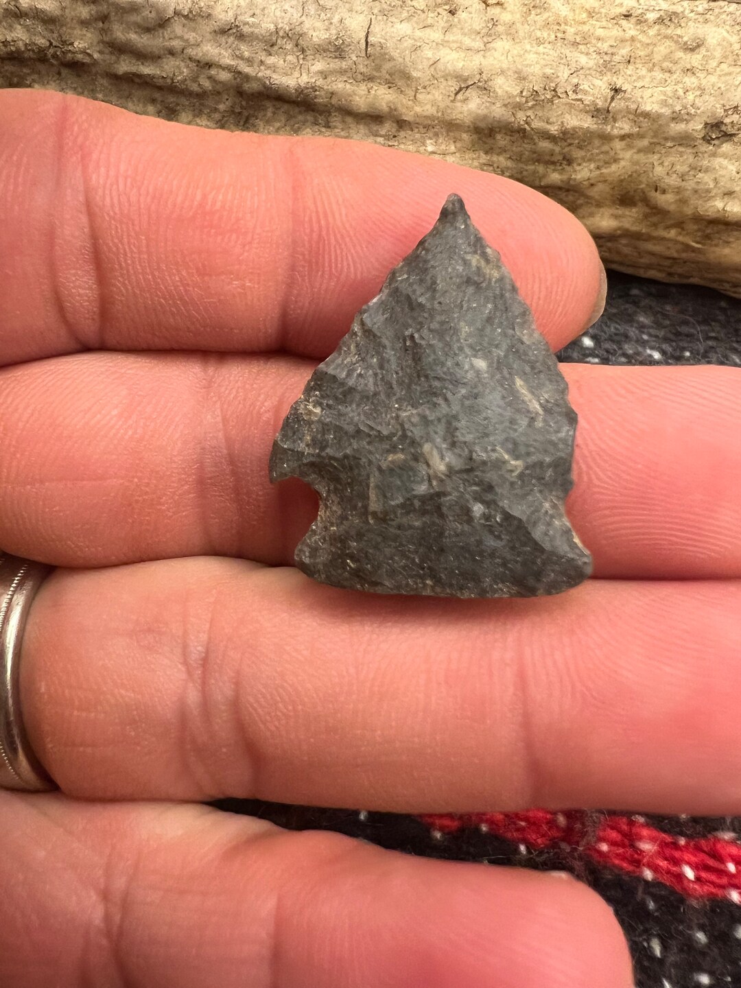 Heavily Resharpened Kirk Corner Notch Arrowhead Rockingham County ...
